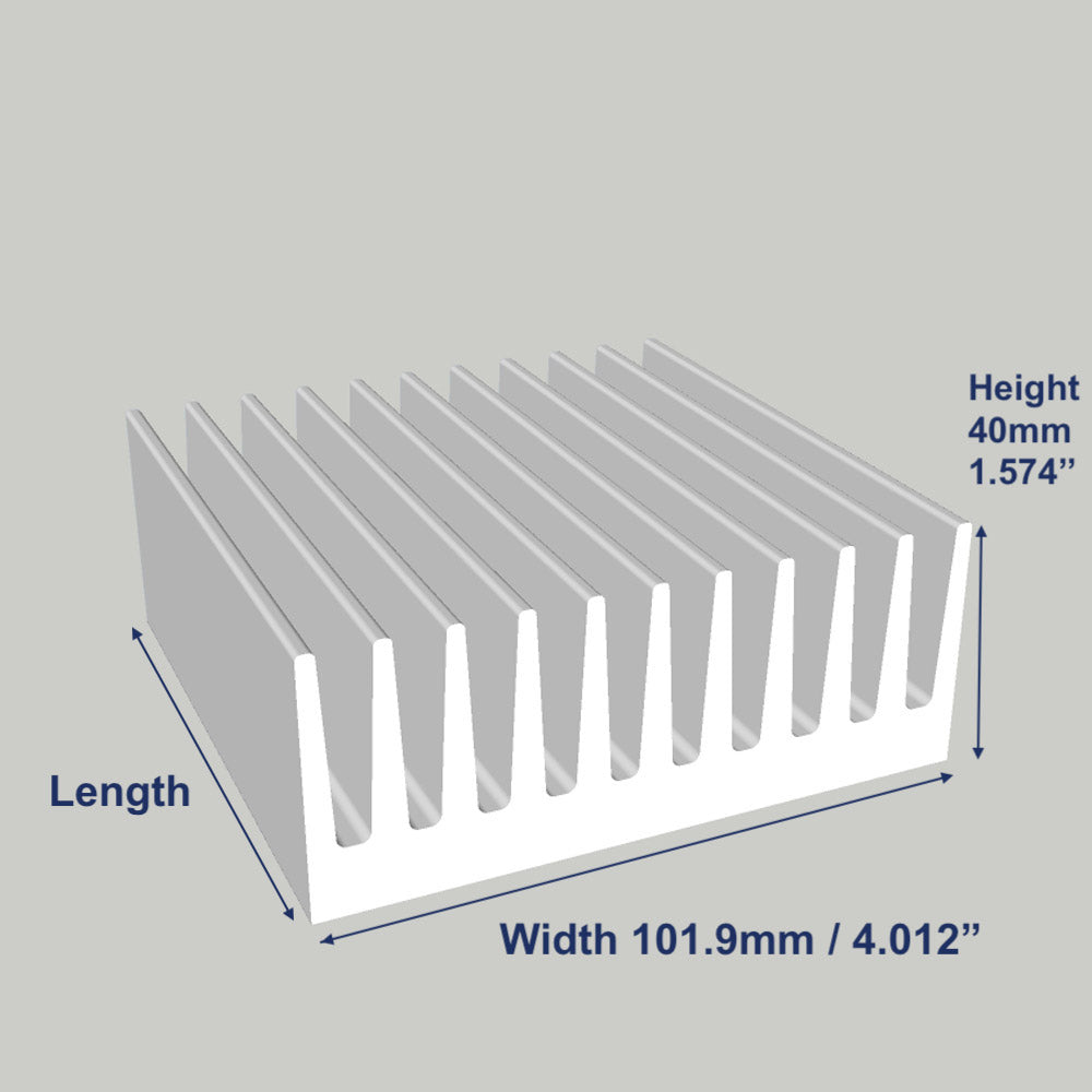 4.012'' (101.9mm) Wide Heatsink (751AS) – HEATSINKONLINE